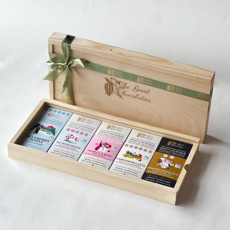 5 Bar Wooden Gift Box
